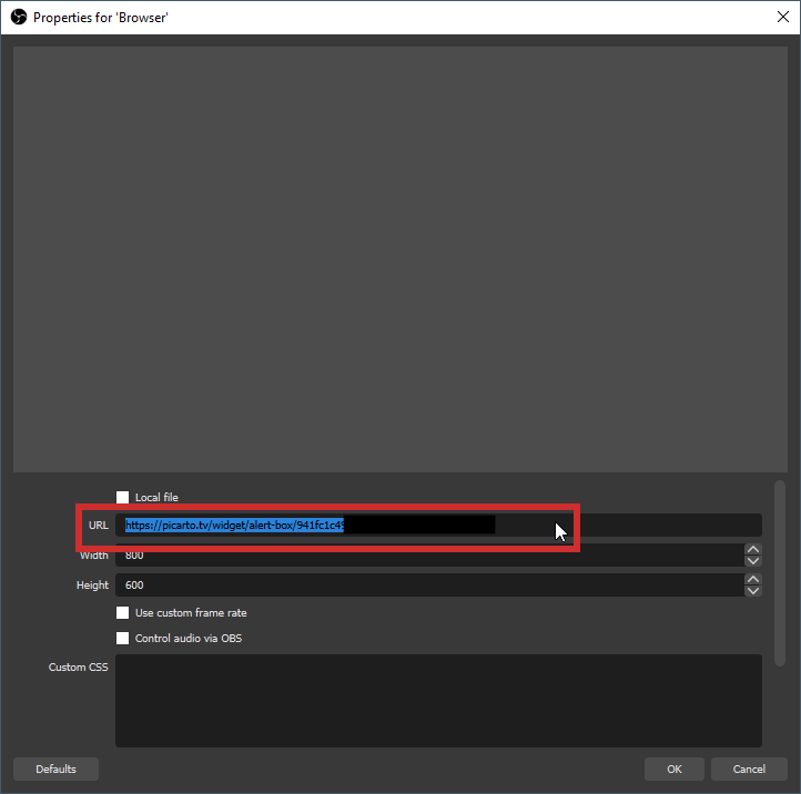 How to add widgets to OBS – Picarto.TV – Help Center & FAQ